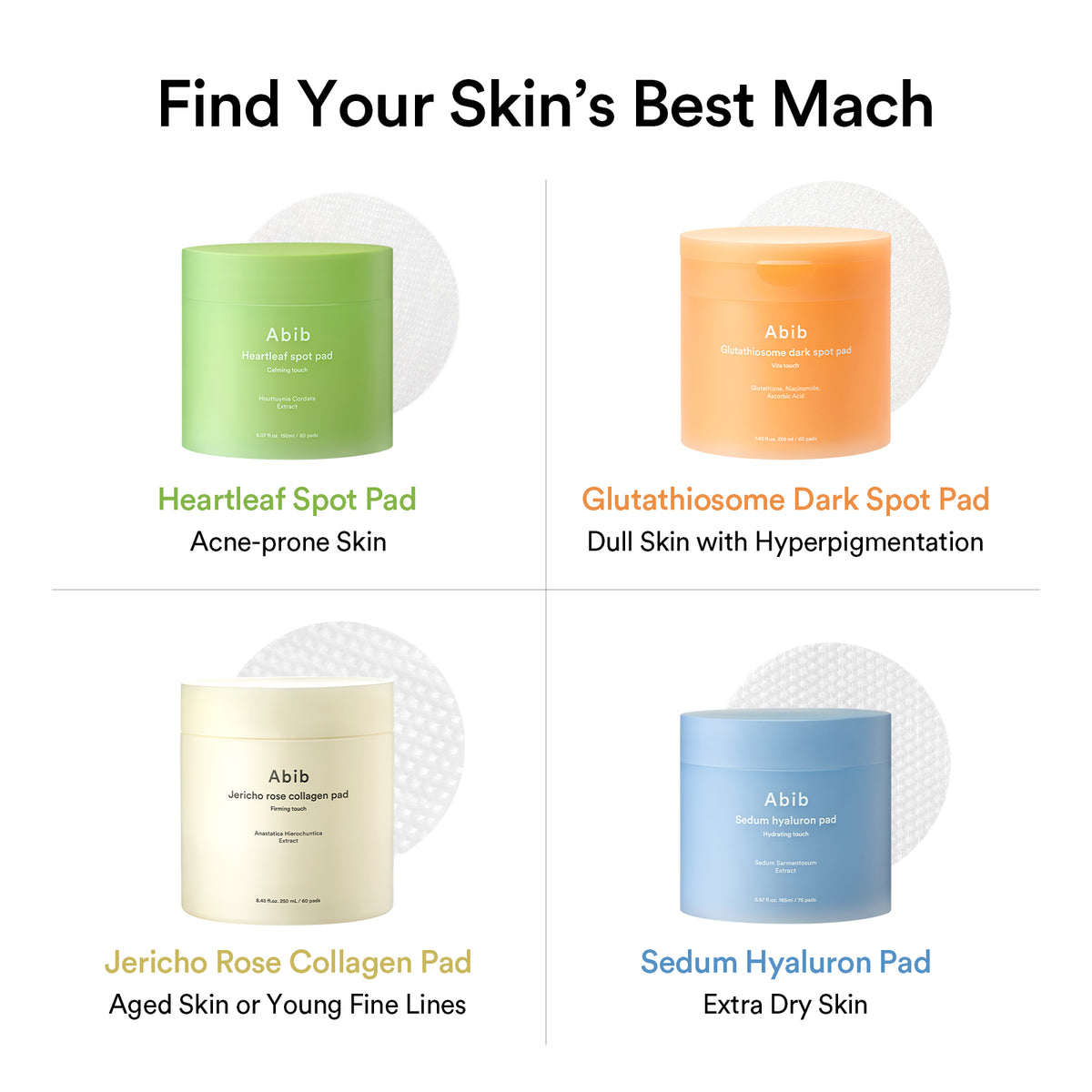 Abib Heartleaf Calming Touch Toner Pad