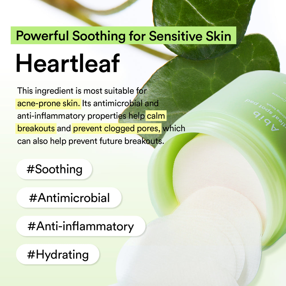 Abib Heartleaf Calming Touch Toner Pad